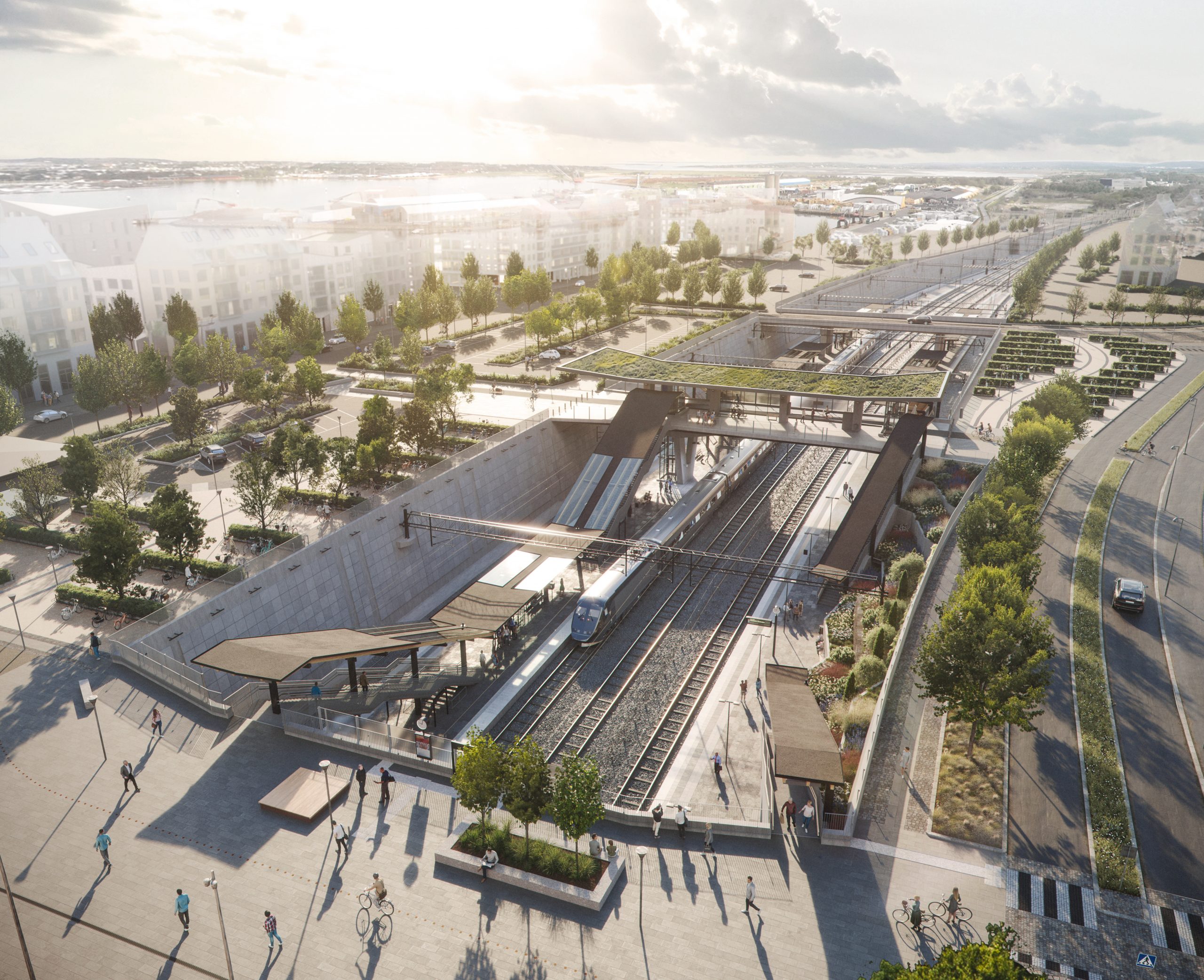 Nytt skissuppdrag för konstnärer på södra Stationstorget, Varbergs nya ...